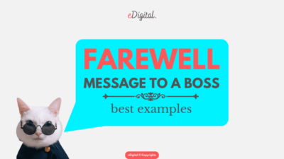 THE BEST 11 FAREWELL MESSAGE TO A BOSS - SAMPLES - eDigital Agency