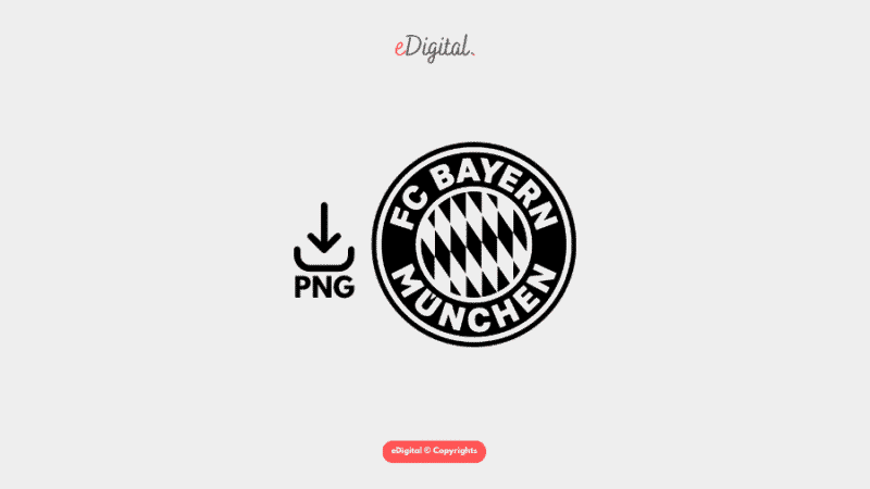 THE NEW BAYERN MUNICH F.C. LOGO BLACK AND WHITE PNG IN 2026 - eDigital ...