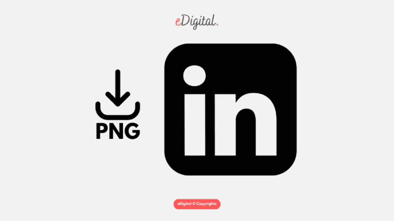 THE NEW LINKEDIN LOGO BLACK PNG IN 2026 - eDigital Agency