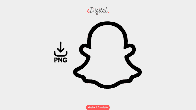 THE NEW SNAPCHAT LOGO BLACK BORDER PNG IN 2026 - eDigital Agency