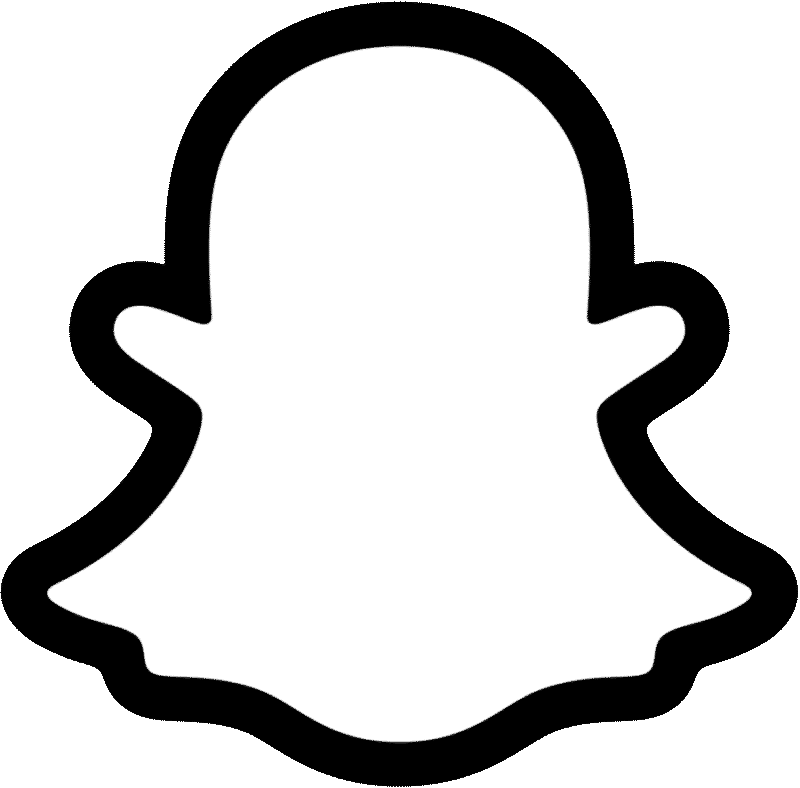 THE NEW SNAPCHAT LOGO BLACK AND WHITE PNG IN 2026 - eDigital Agency
